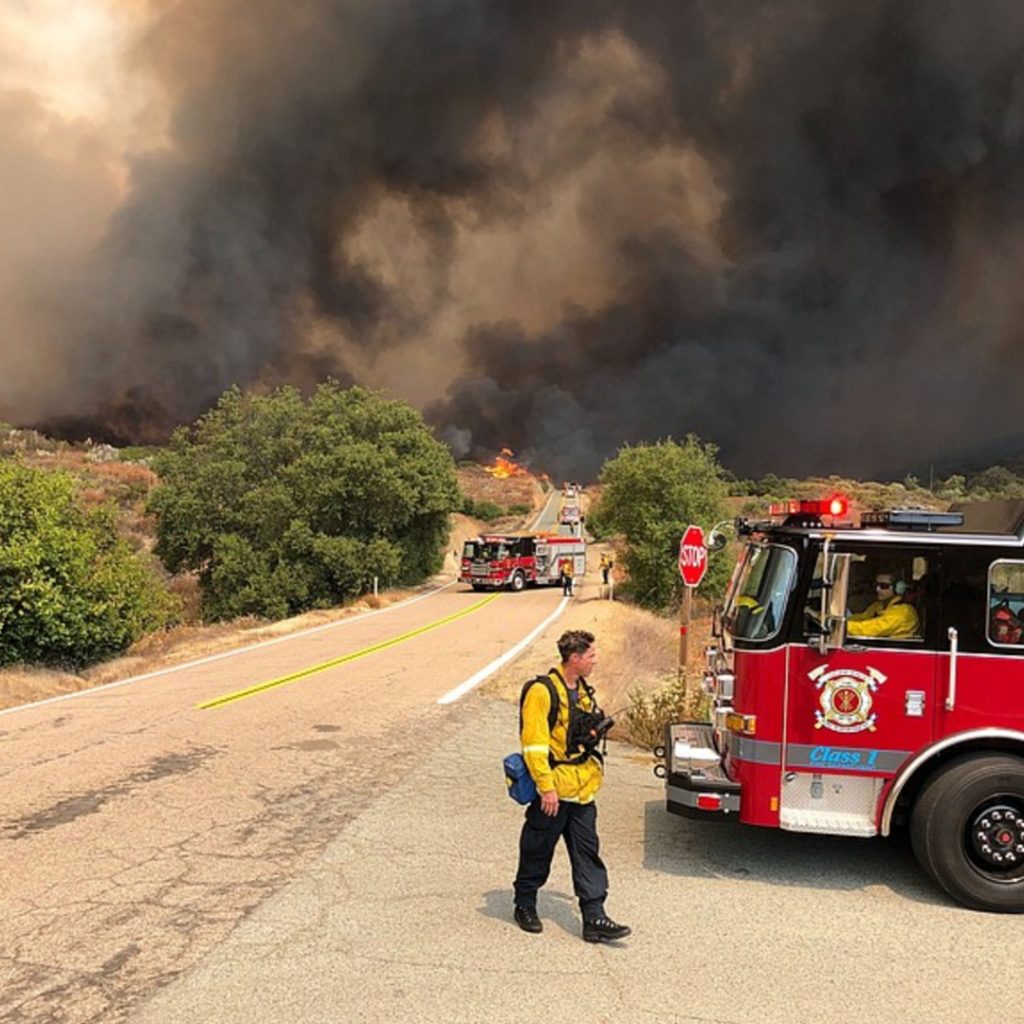 Governor Declares State of Emergency As Fire Grows To More Than 9,000 ...